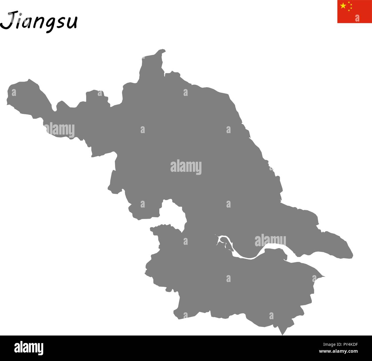 Map china prefecture hi-res stock photography and images - Alamy