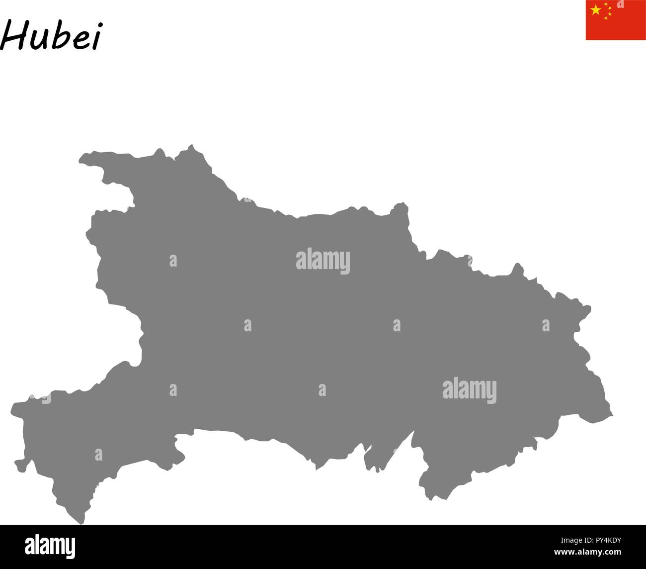 Hubei map Stock Vector Images - Alamy