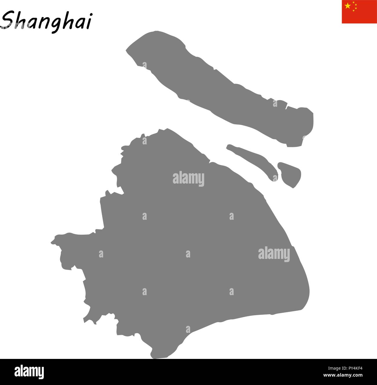 Shanghai overview Stock Vector Images - Alamy
