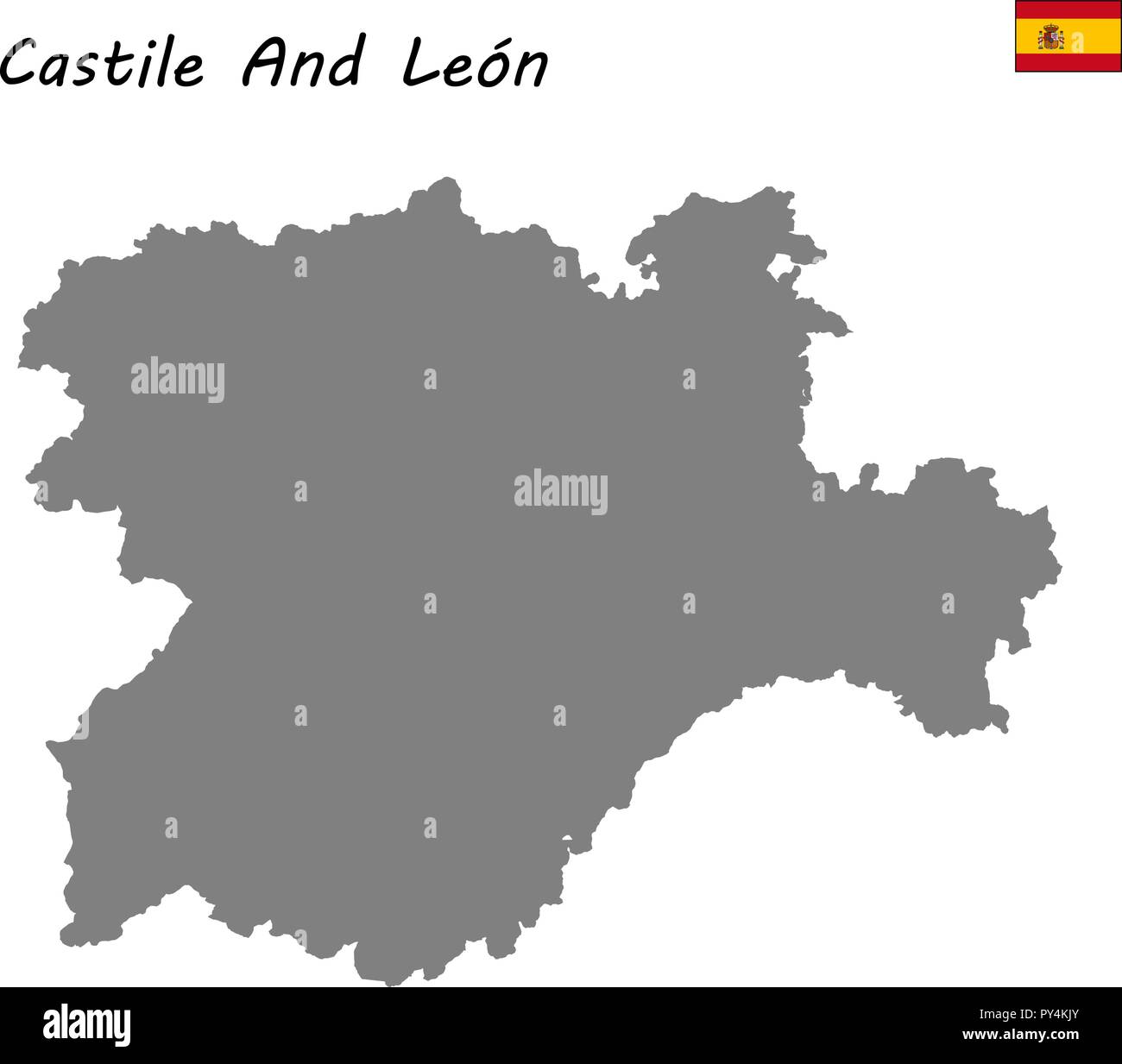 Castile and leon map hi-res stock photography and images - Alamy