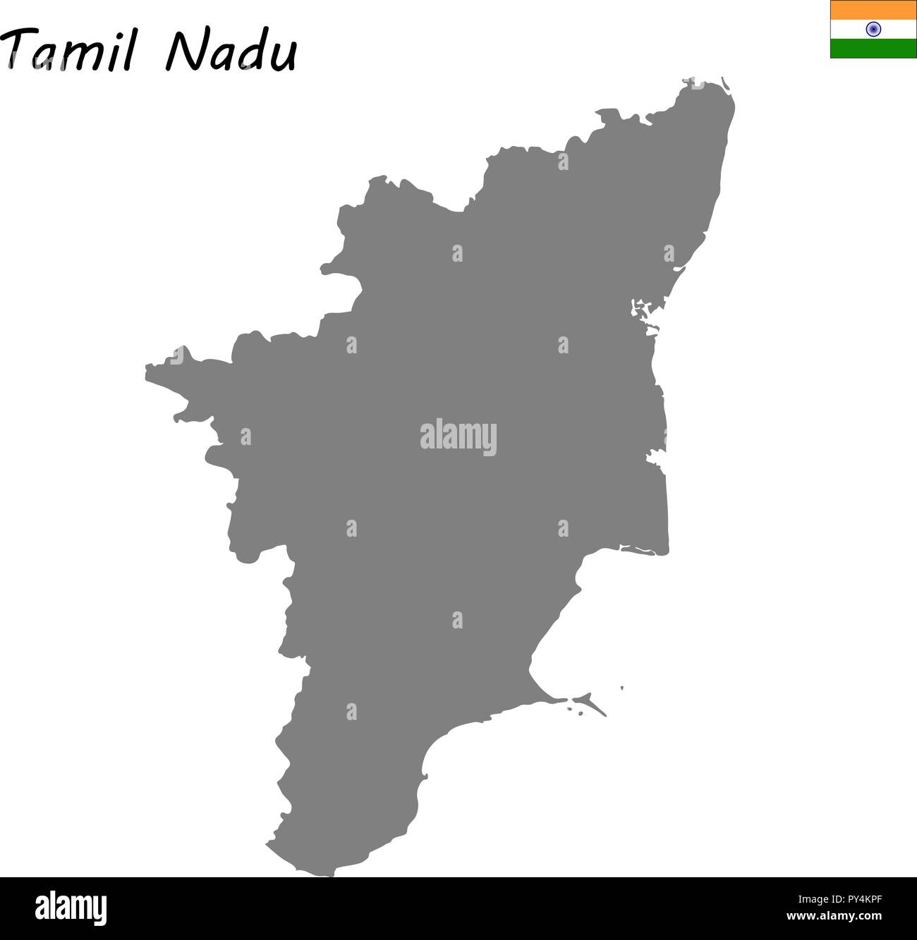 High Quality map of Tamil Nadu is a state of India Stock Vector Image ... High Quality map of Tamil Nadu is a state of India Stock Vector Image ...