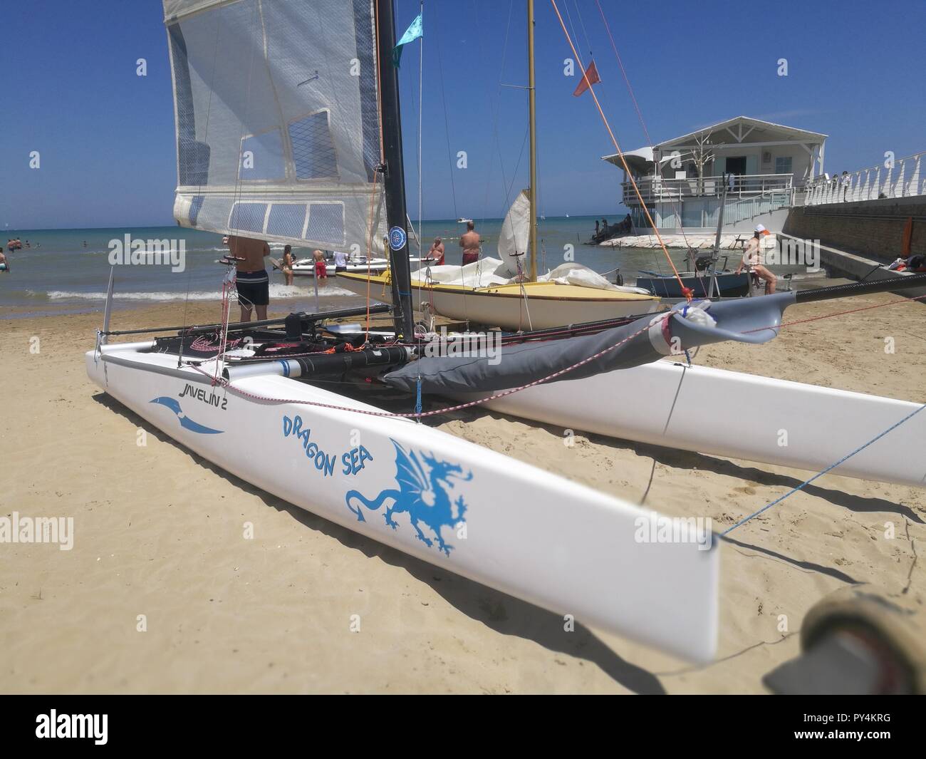 Catamaran at sea hi-res stock photography and images - Alamy