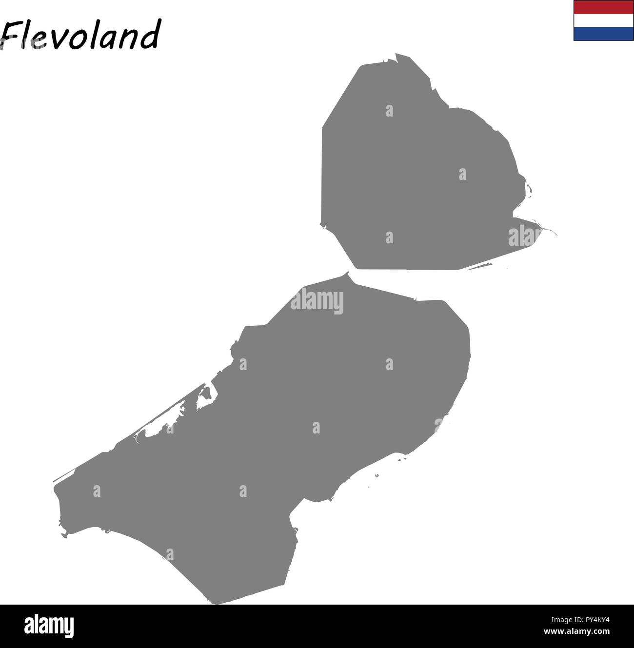 Flevoland vector vectors Stock Vector Images - Alamy