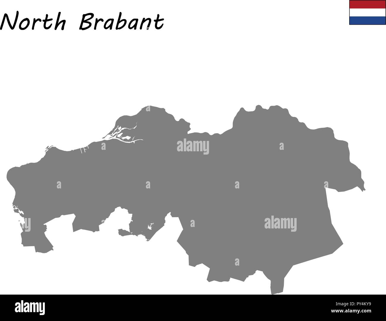 Map of brabant hi-res stock photography and images - Alamy