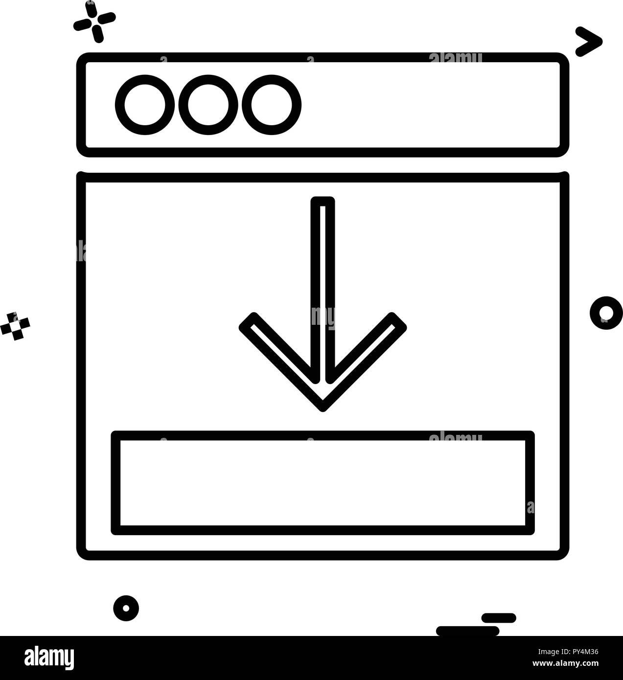 Web layouts icon design vector Stock Vector Image & Art - Alamy