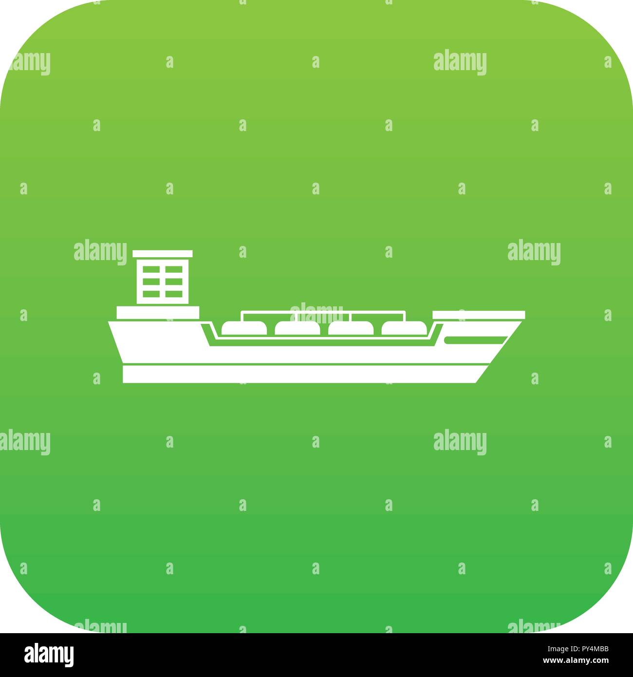 Oil tanker ship icon digital green Stock Vector Image & Art - Alamy