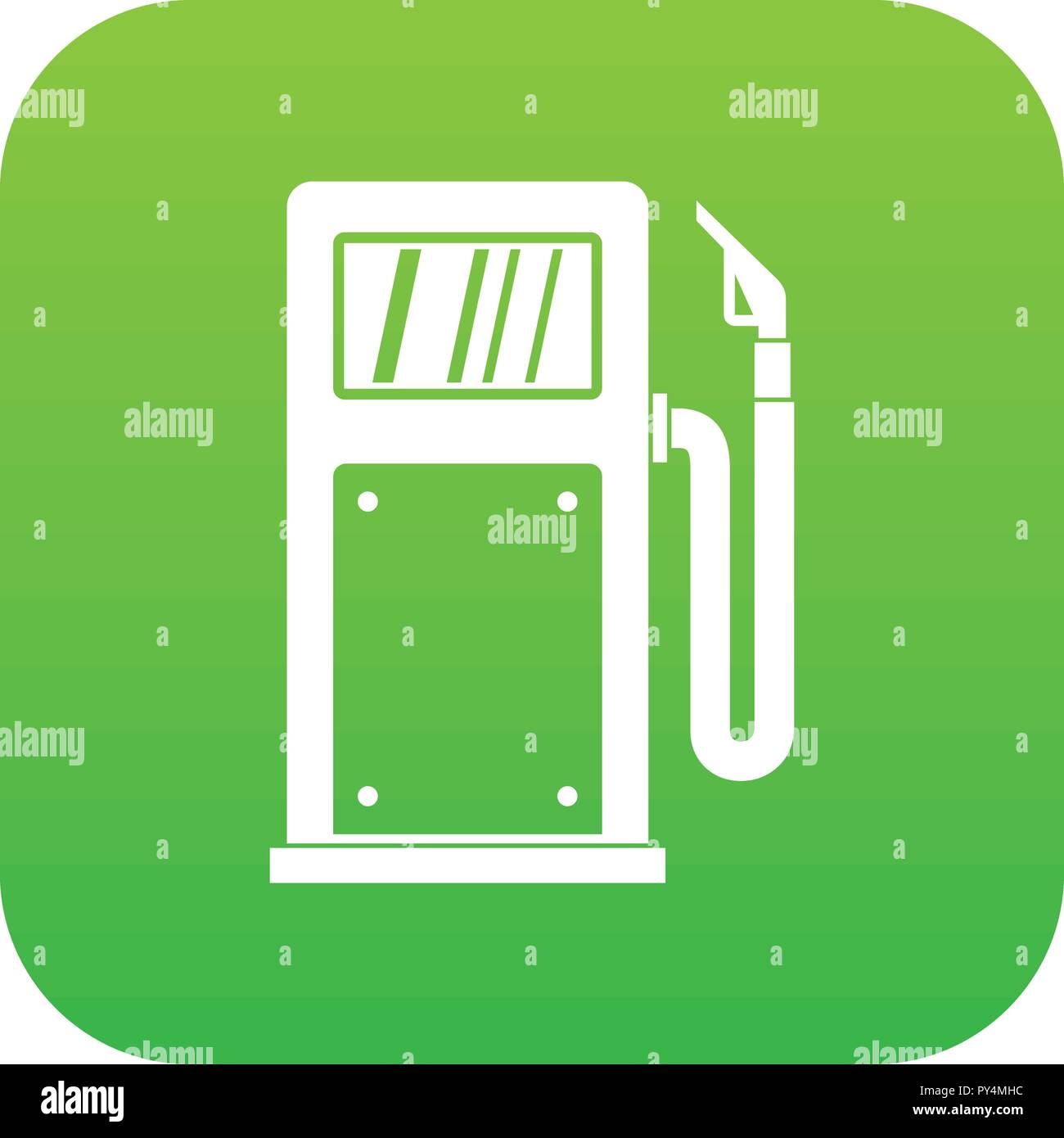 Gasoline pump icon digital green Stock Vector Image & Art - Alamy