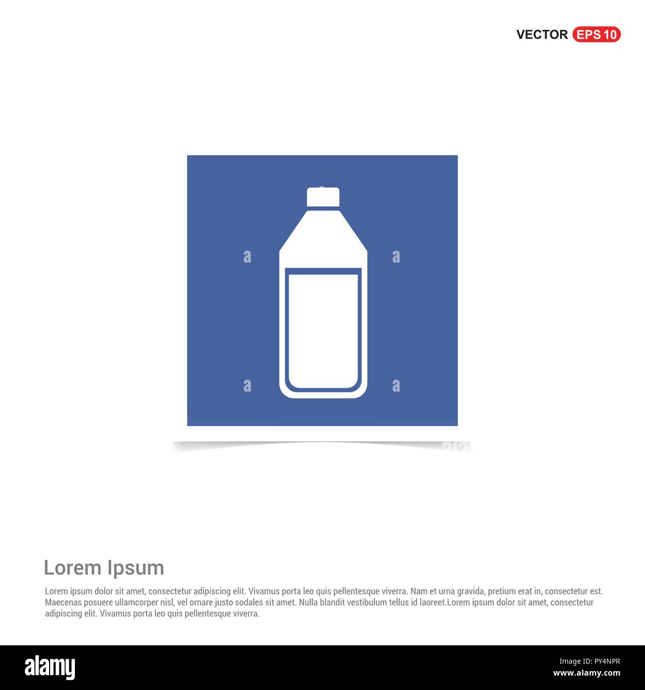 Photo plastic bottle Stock Vector Images - Alamy