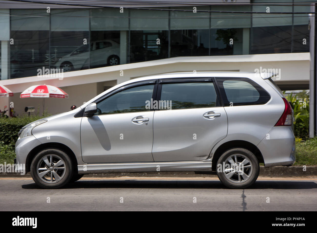 Chiangmai, Thailand - September 25 2018: Private Toyota Avanza car ...
