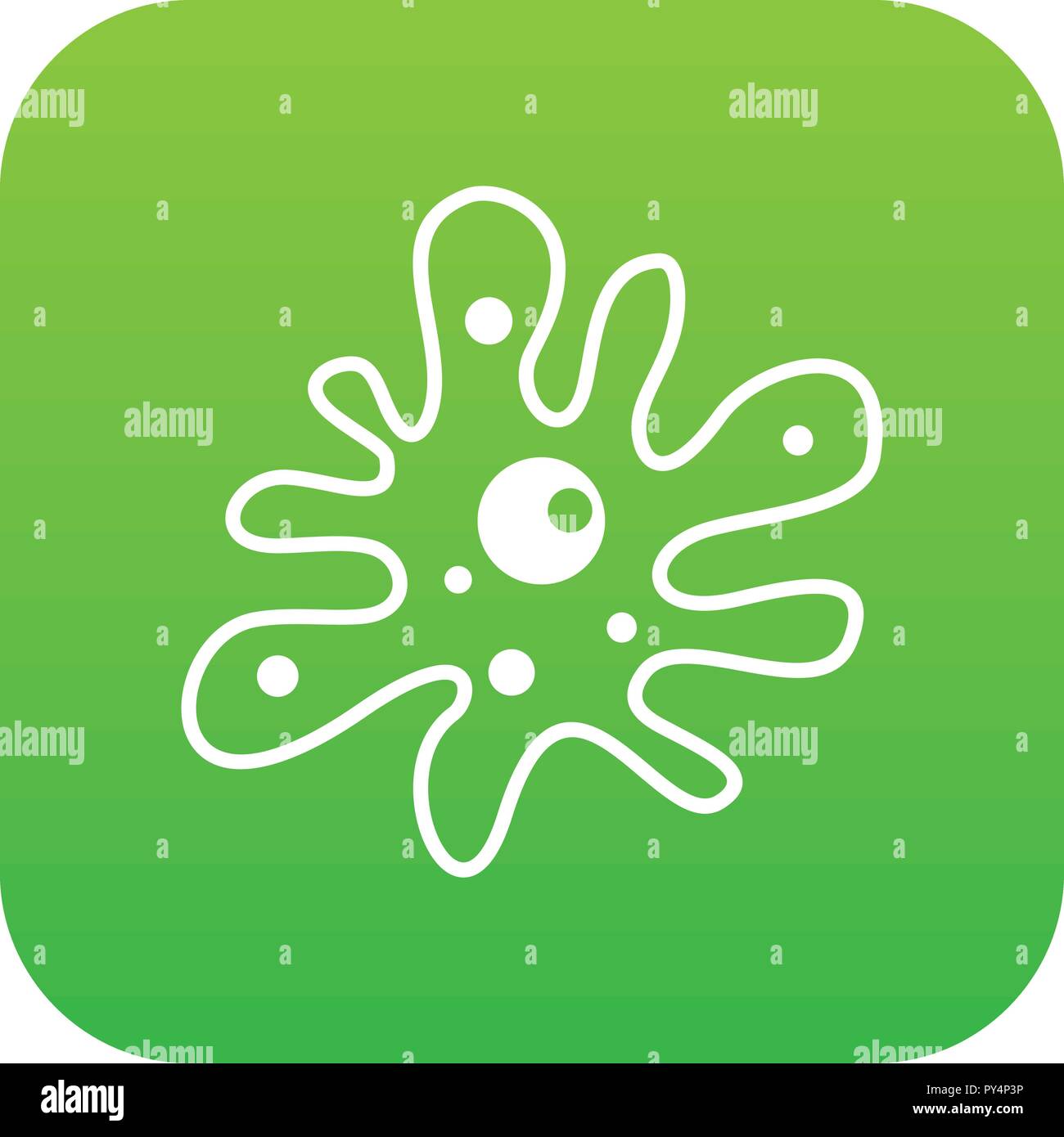 Amoeba icon digital green Stock Vector Image & Art - Alamy