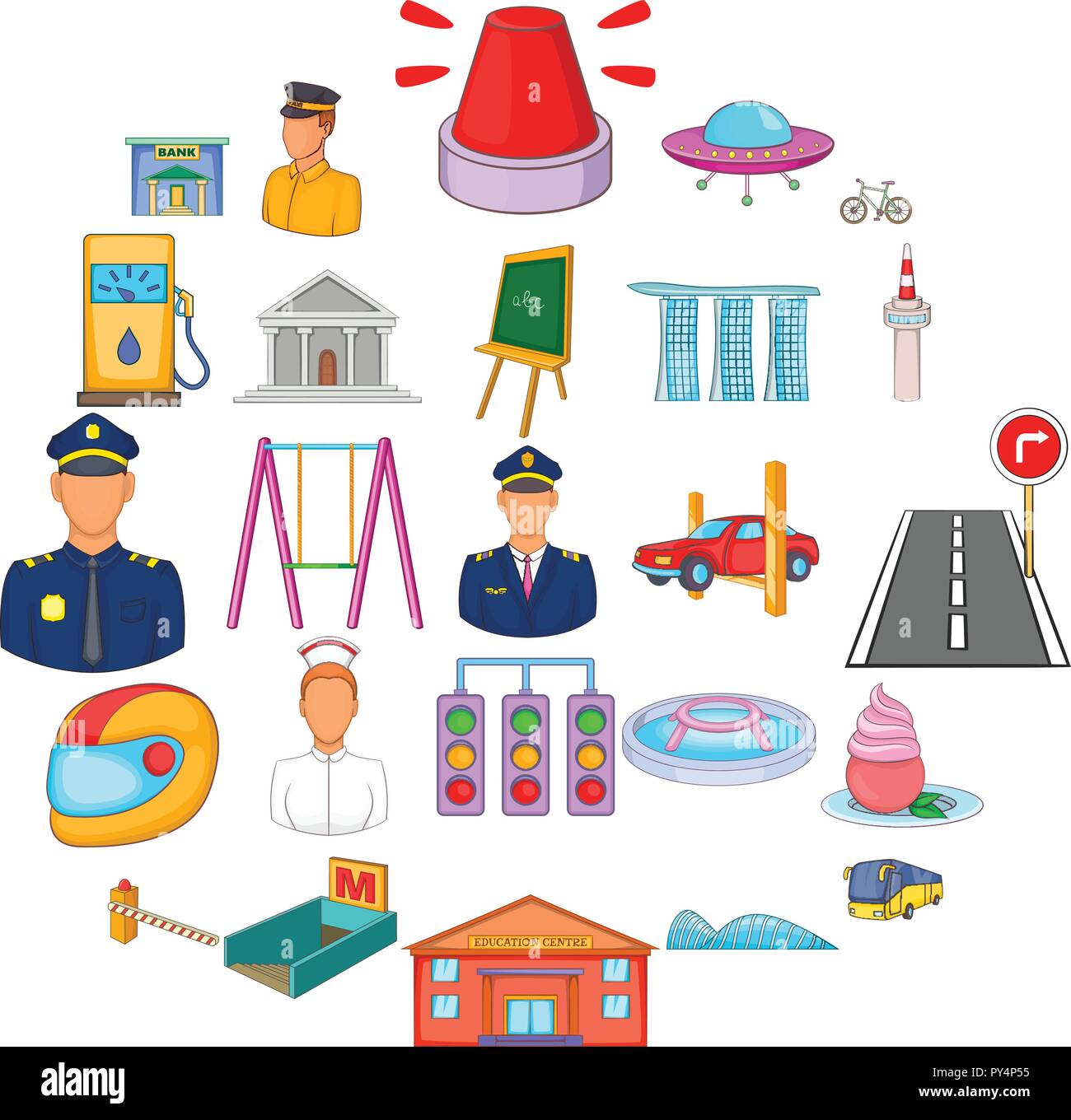 Industrial park development Stock Vector Images - Alamy