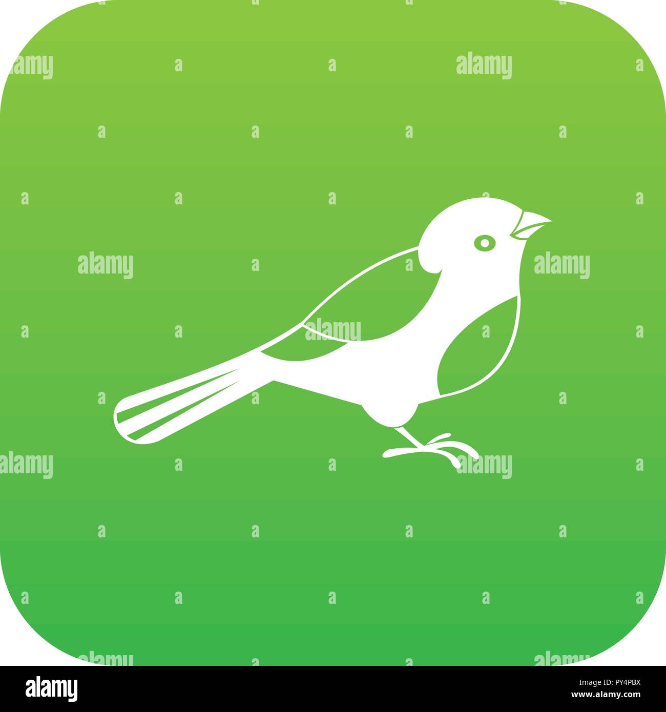 Bird icon digital green Stock Vector Image & Art - Alamy