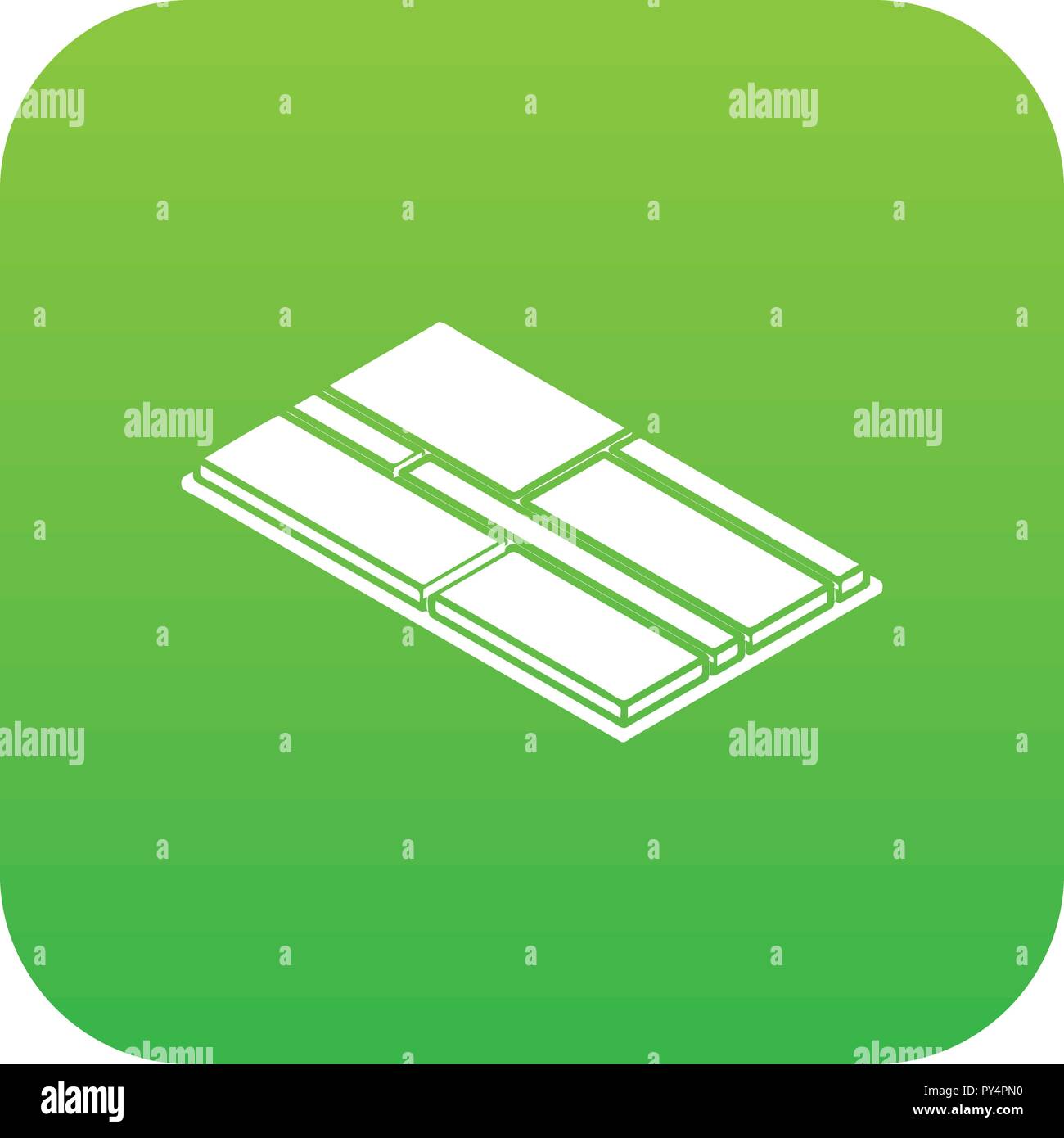 Floor tiles icon green vector Stock Vector Image & Art - Alamy