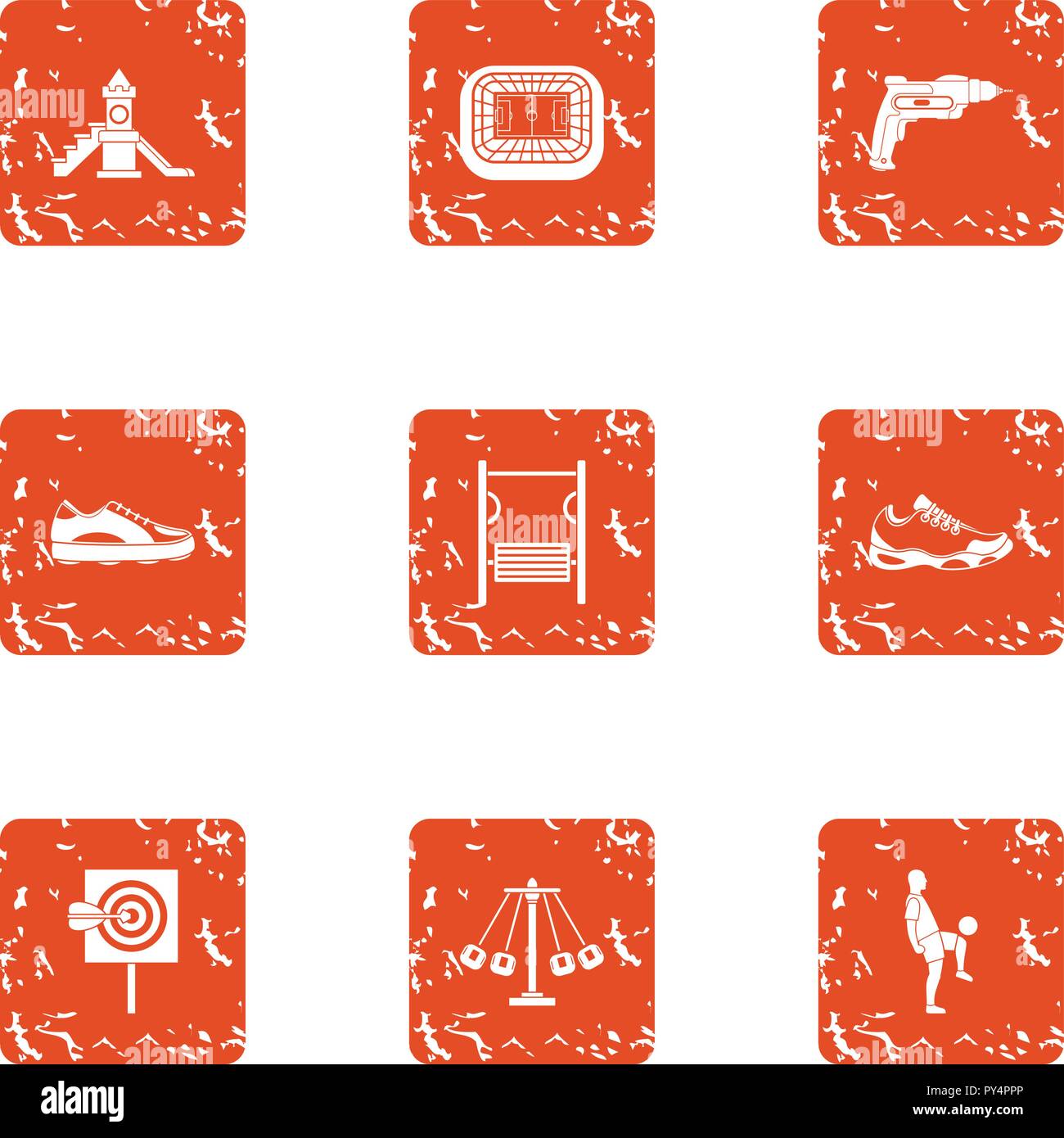 Football coach with children Stock Vector Images - Alamy