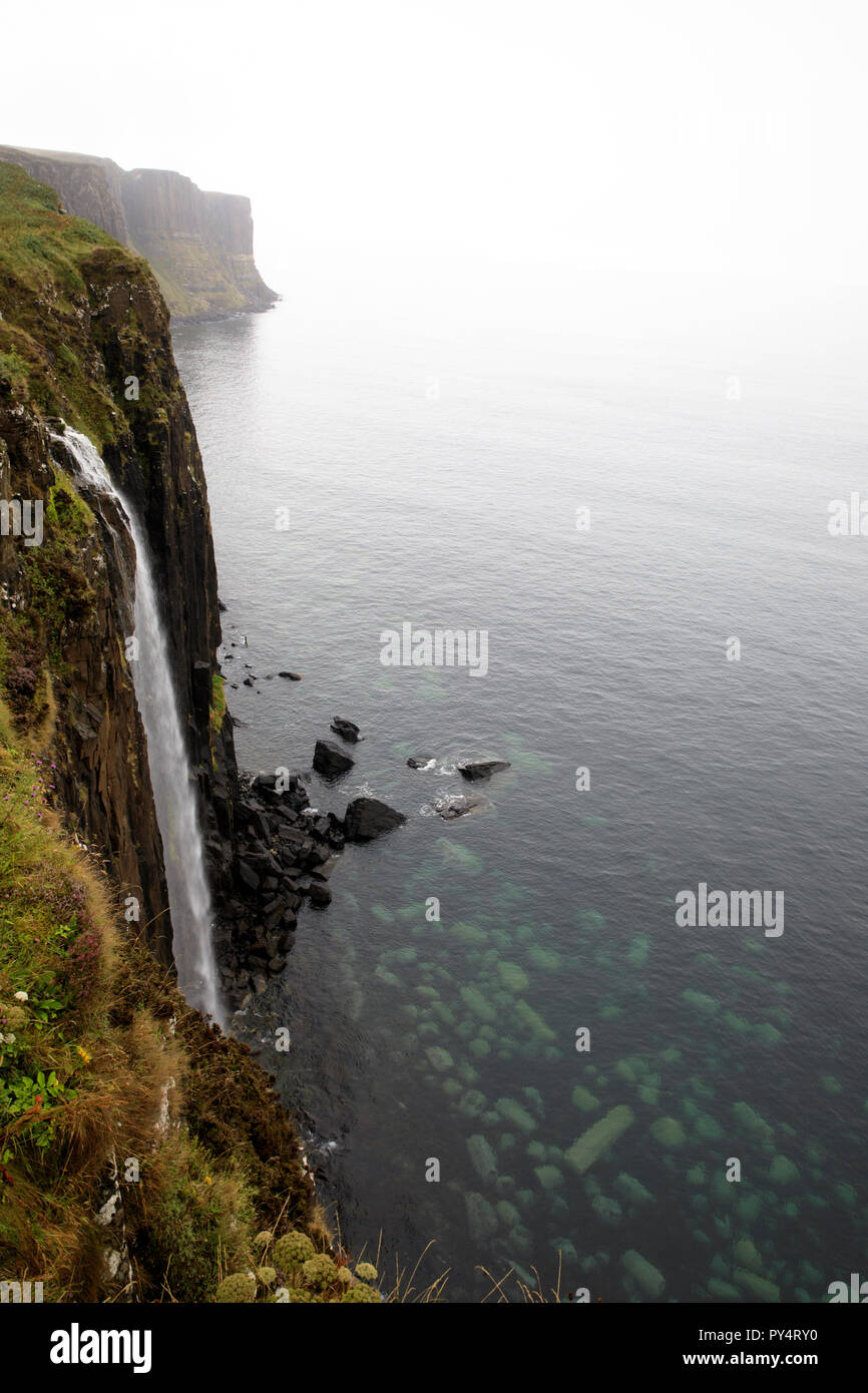 Kilt Rock View point, Portree, Isle of Skye, Inner Hebrides, Scotland ...