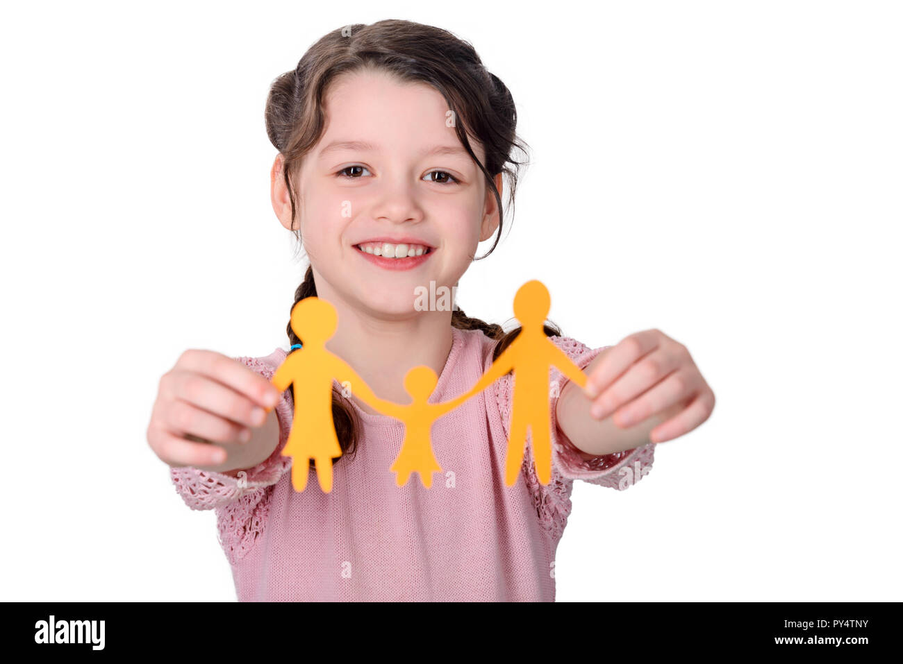 Kindergarten girl presenting isolated hi-res stock photography and ...
