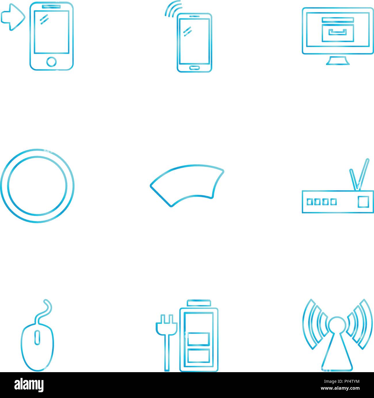 battery , wifi , network , infrared , signals , web , user interface ...