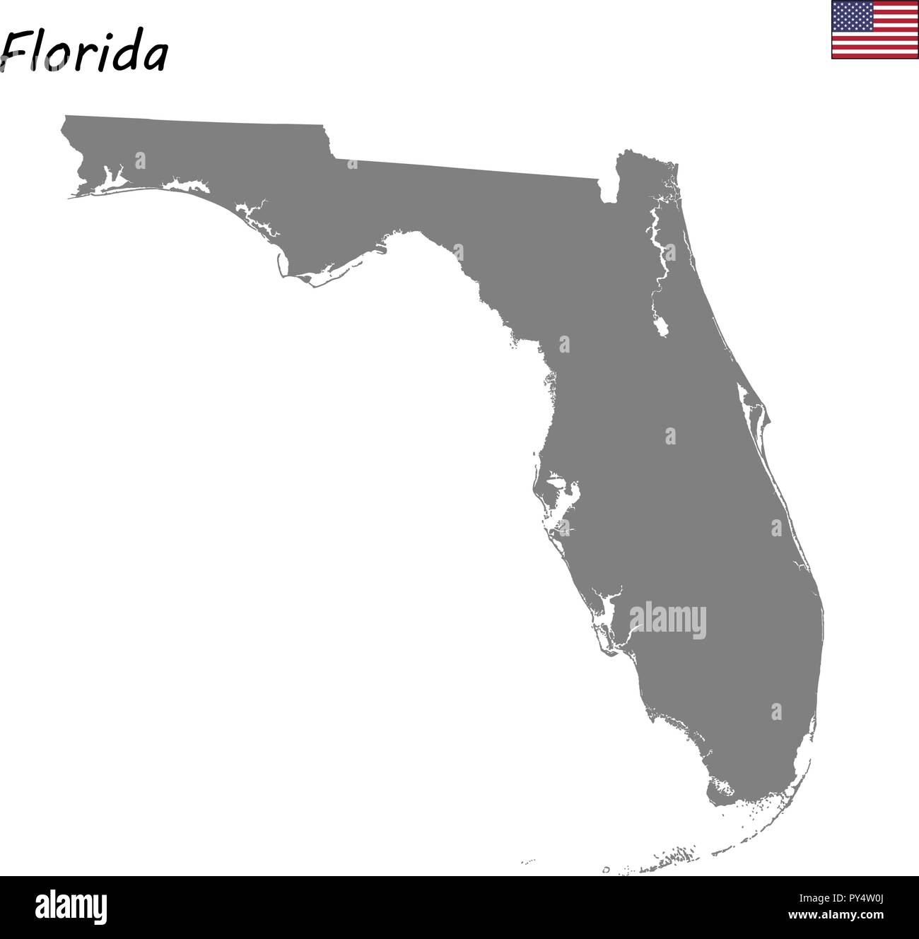 Florida high country Stock Vector Images - Alamy