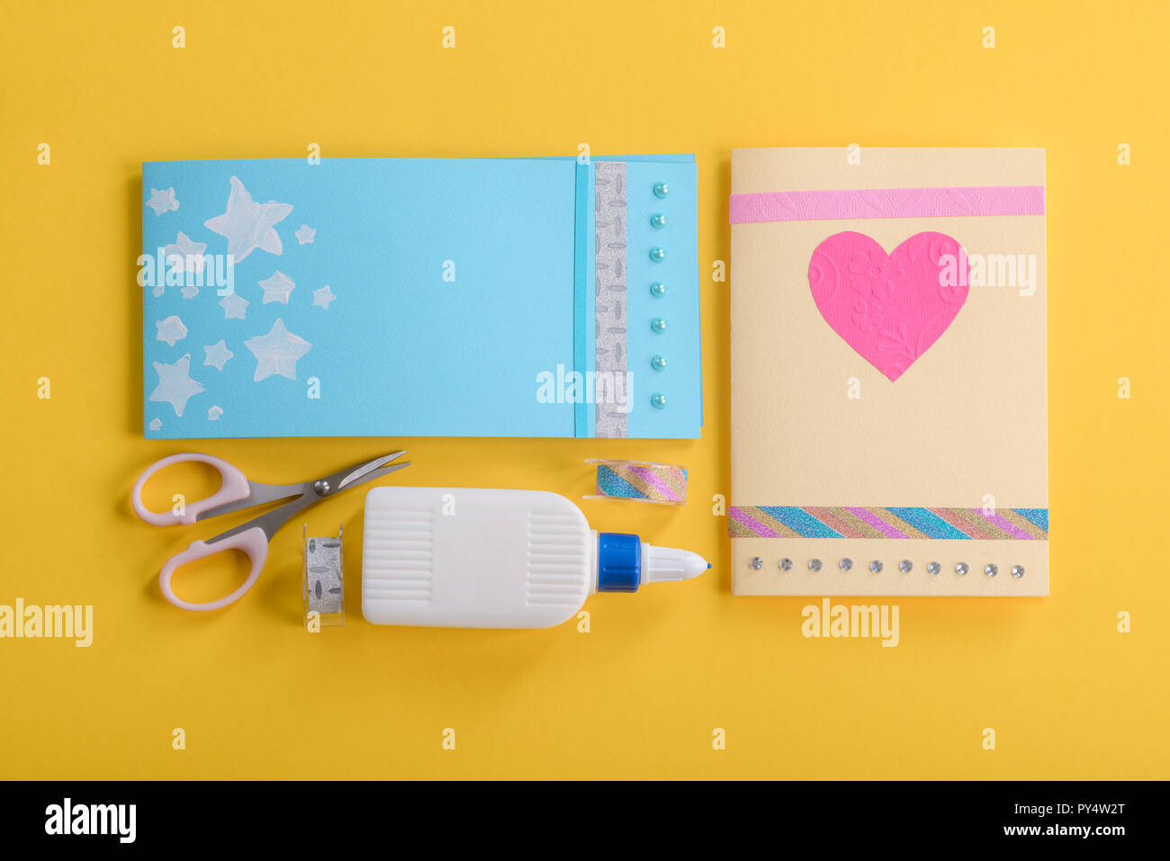 Beautiful cards to gift Stock Photo - Alamy