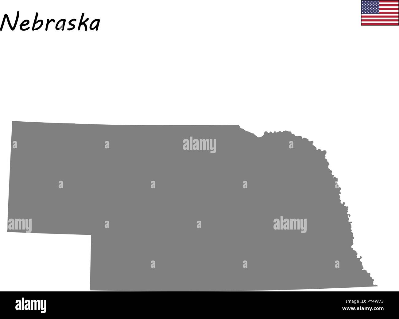 Nebraska city nebraska map hi-res stock photography and images - Alamy