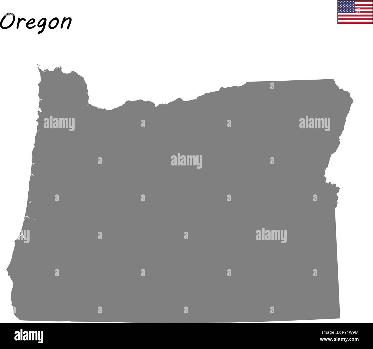 Map of union oregon Stock Vector Images - Alamy