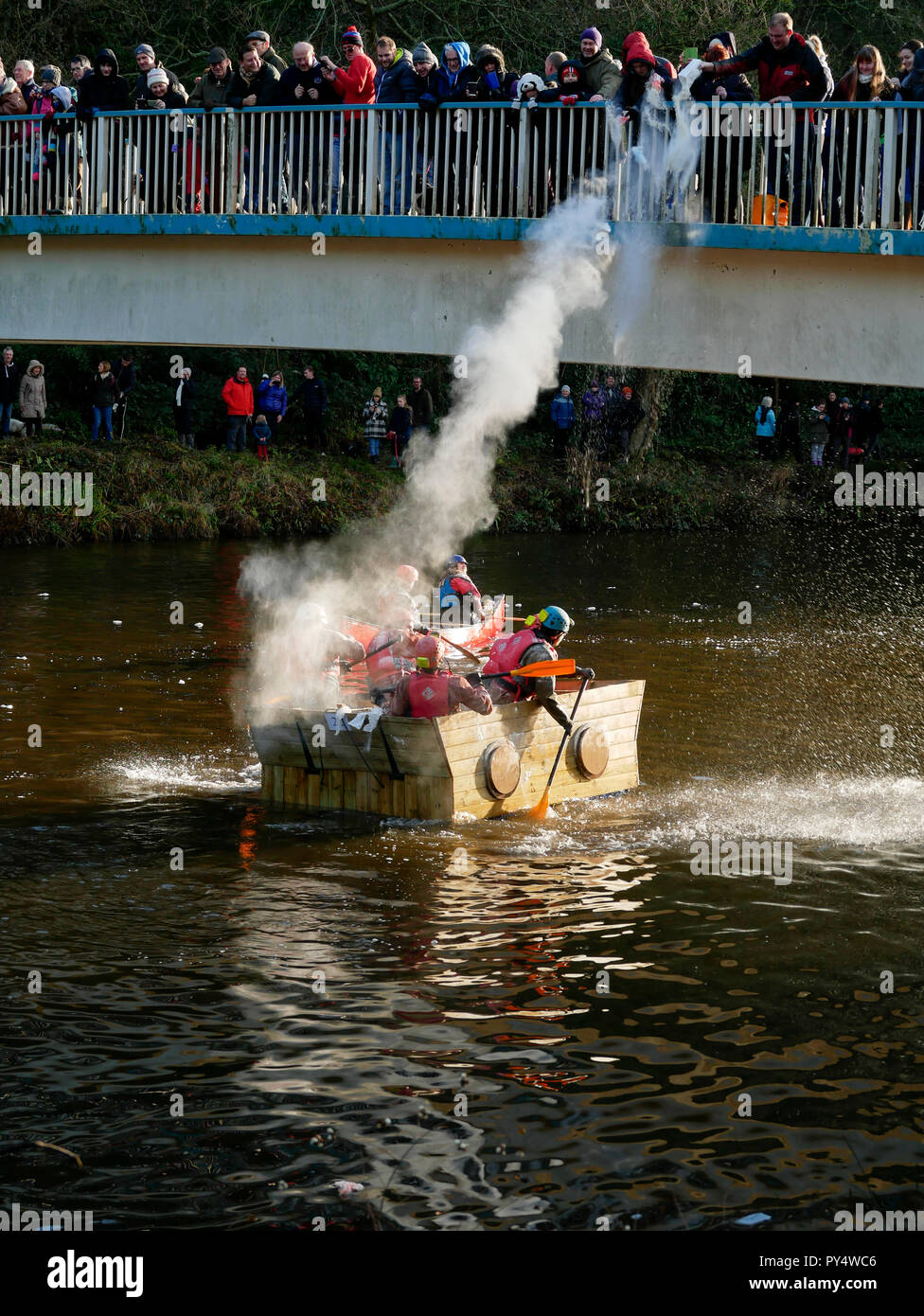 Matlock raft race an event held every year uk hi-res stock photography ...