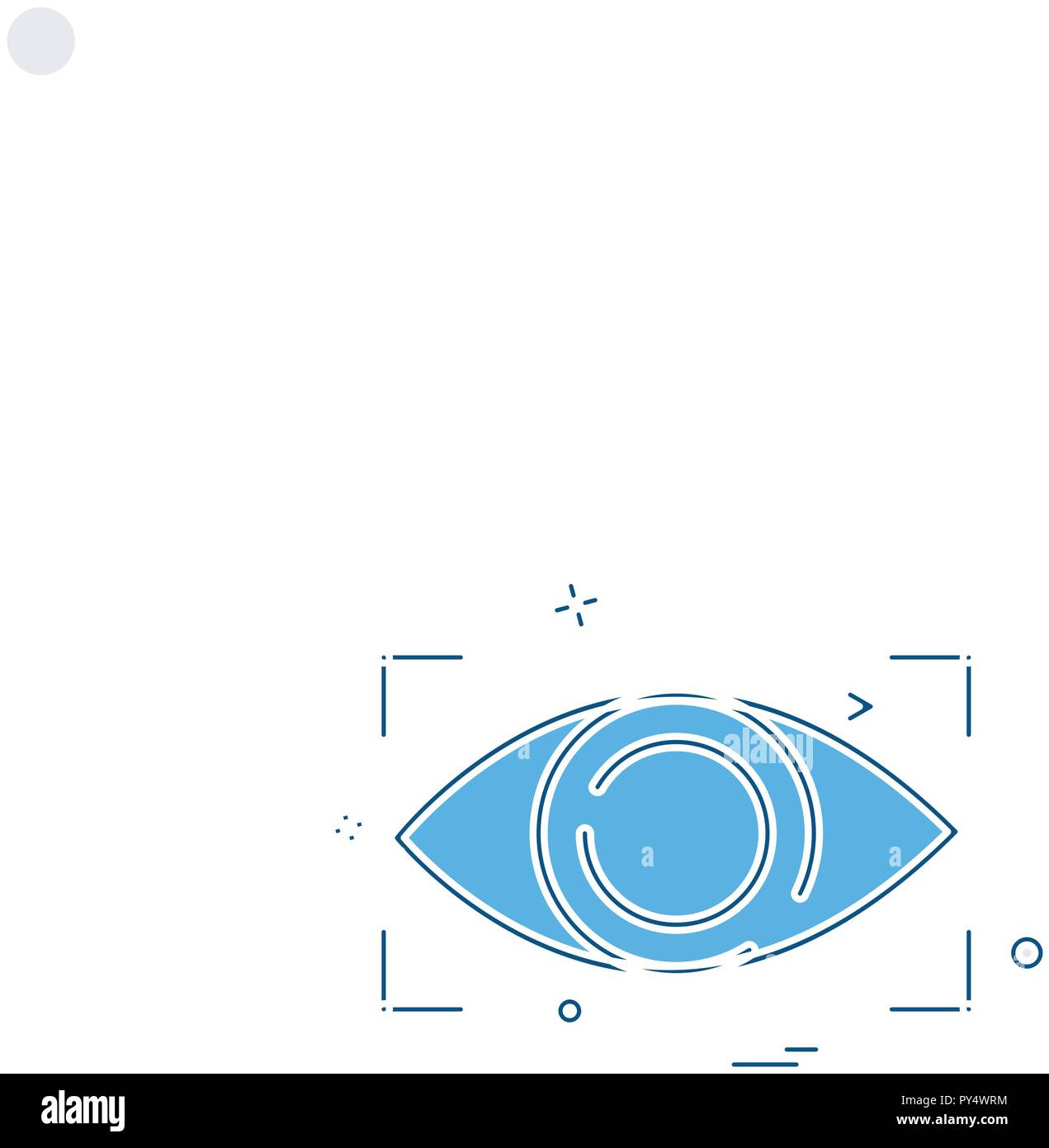 Eye icon design vector Stock Vector Image & Art - Alamy