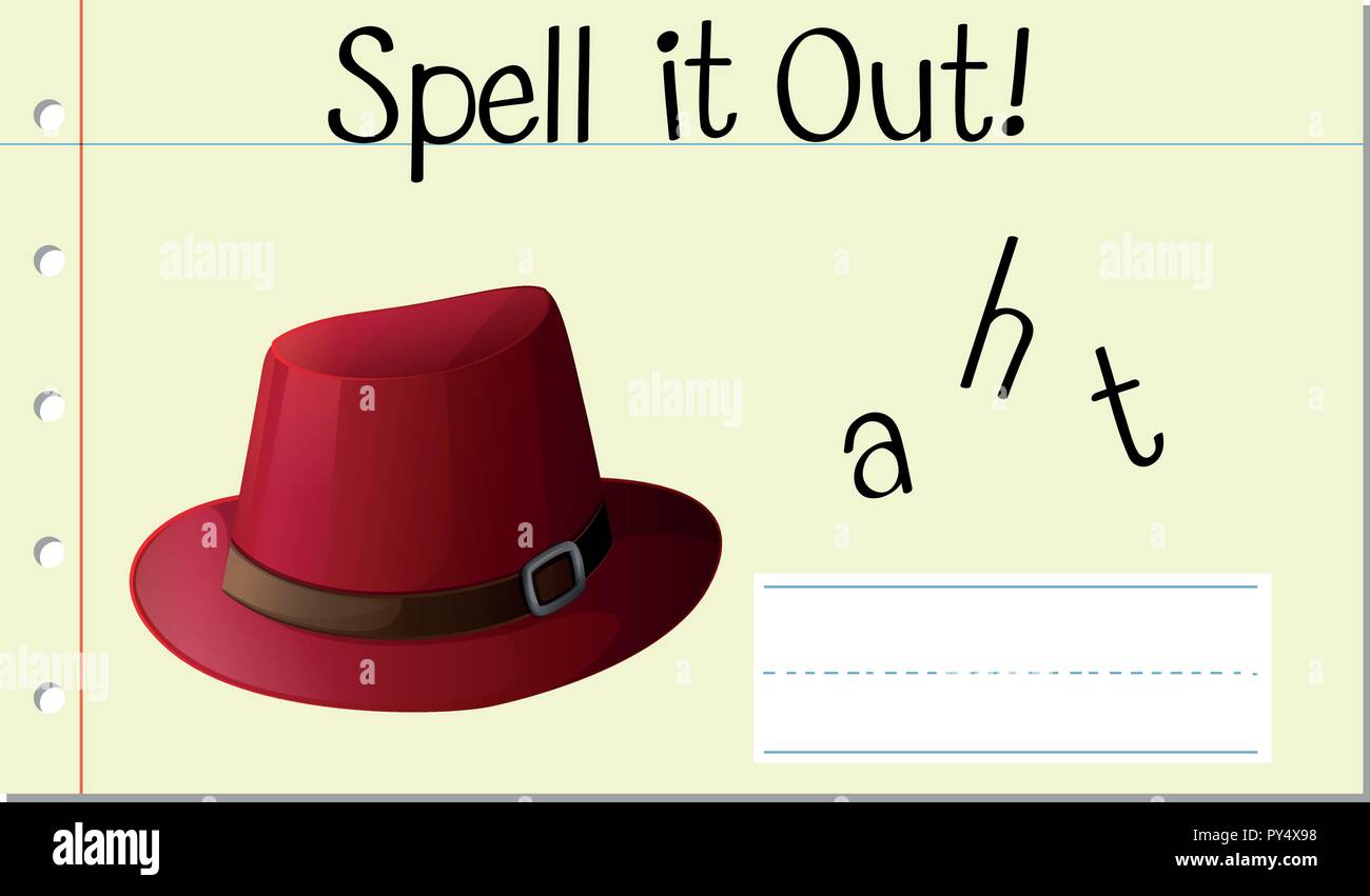 English spelling Stock Vector Images - Alamy