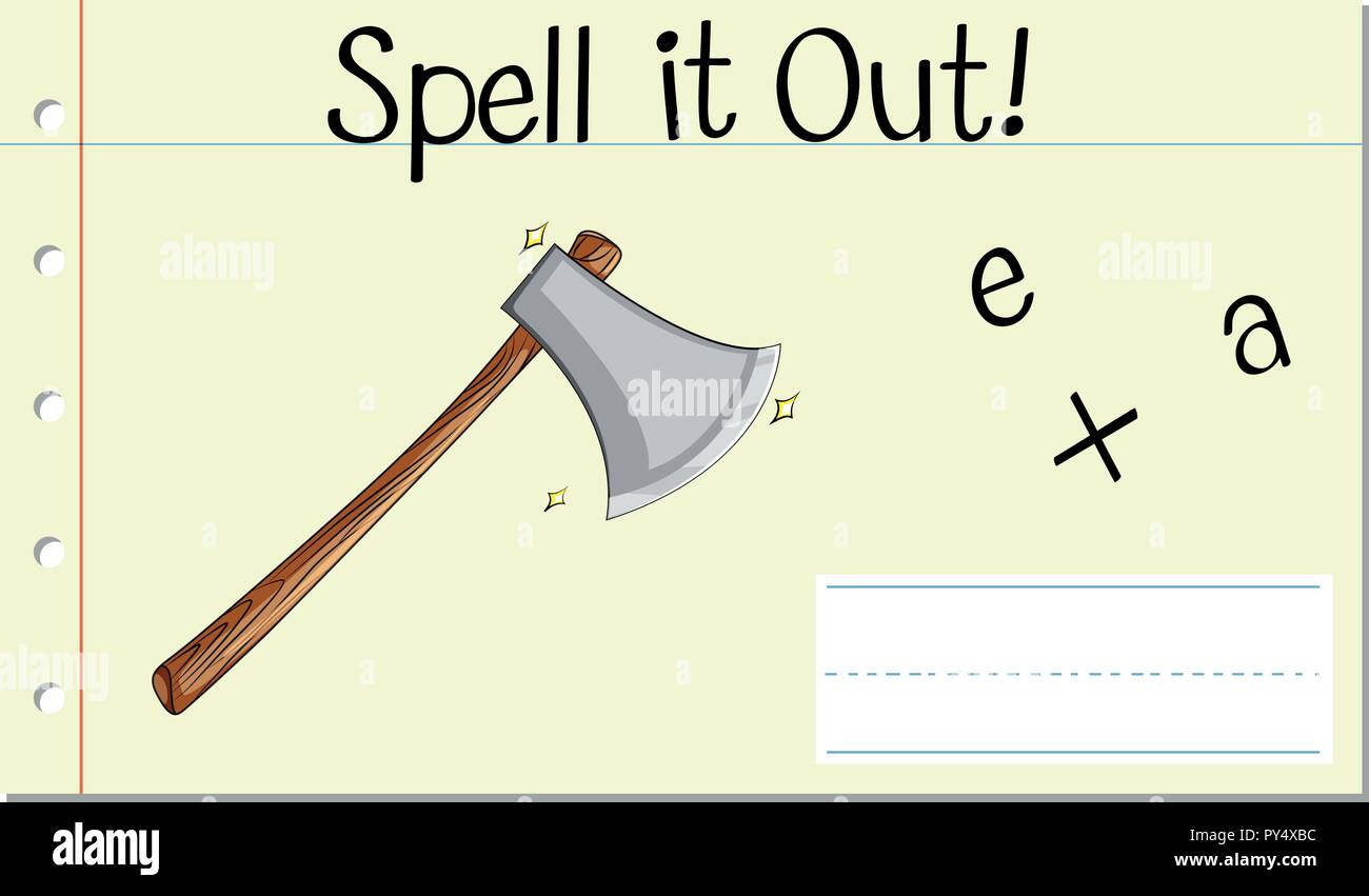 Spelling out the word Stock Vector Images - Alamy