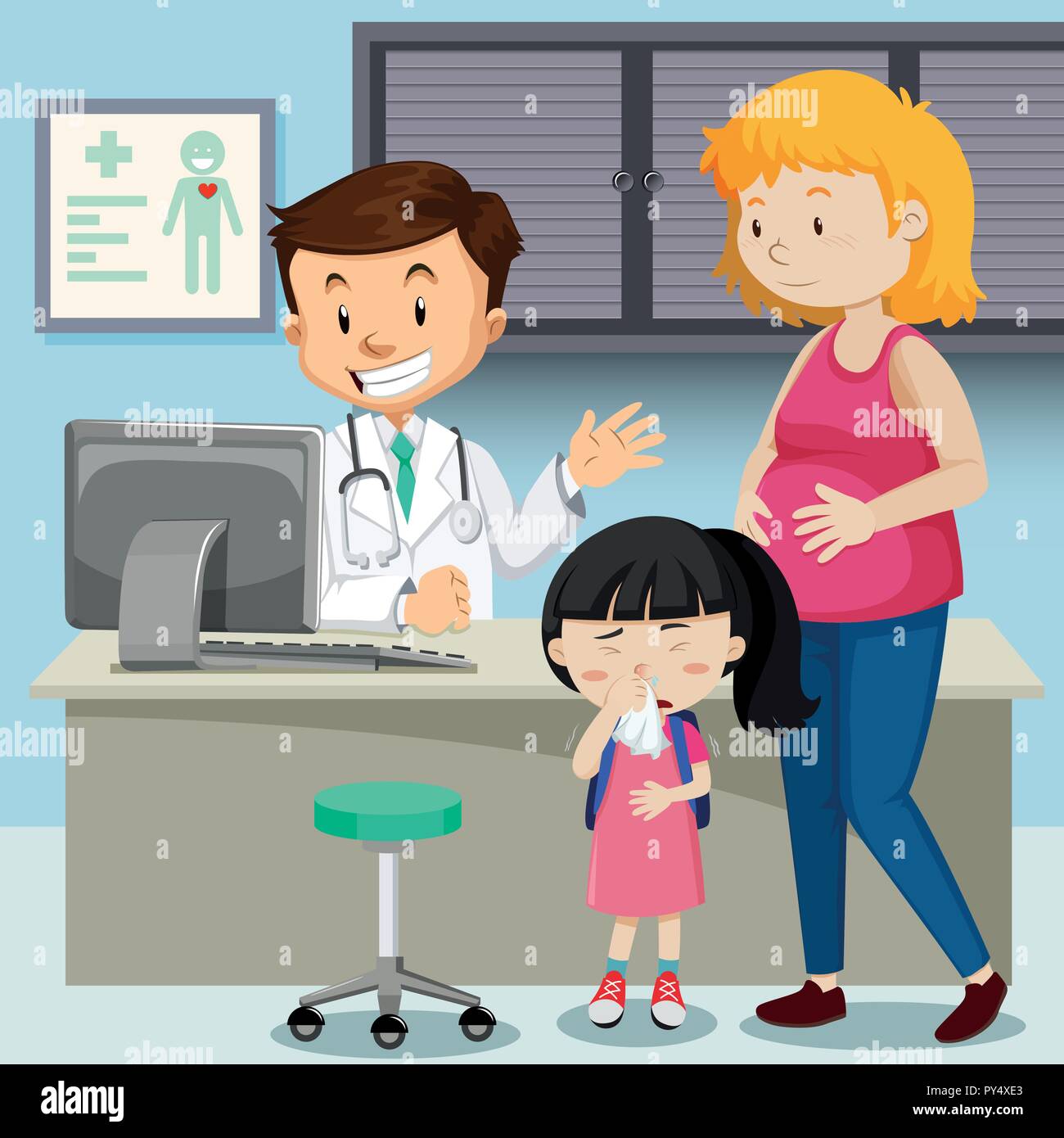 Pregnant Help Stock Vector Images - Alamy