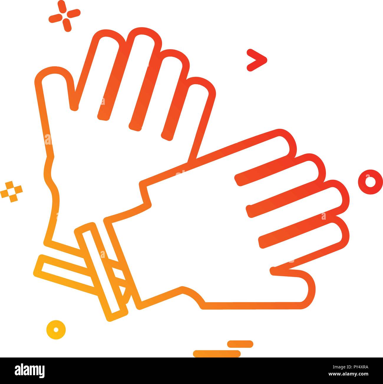 Championship, cricket, gloves, keeper icon vector design Stock Vector ...