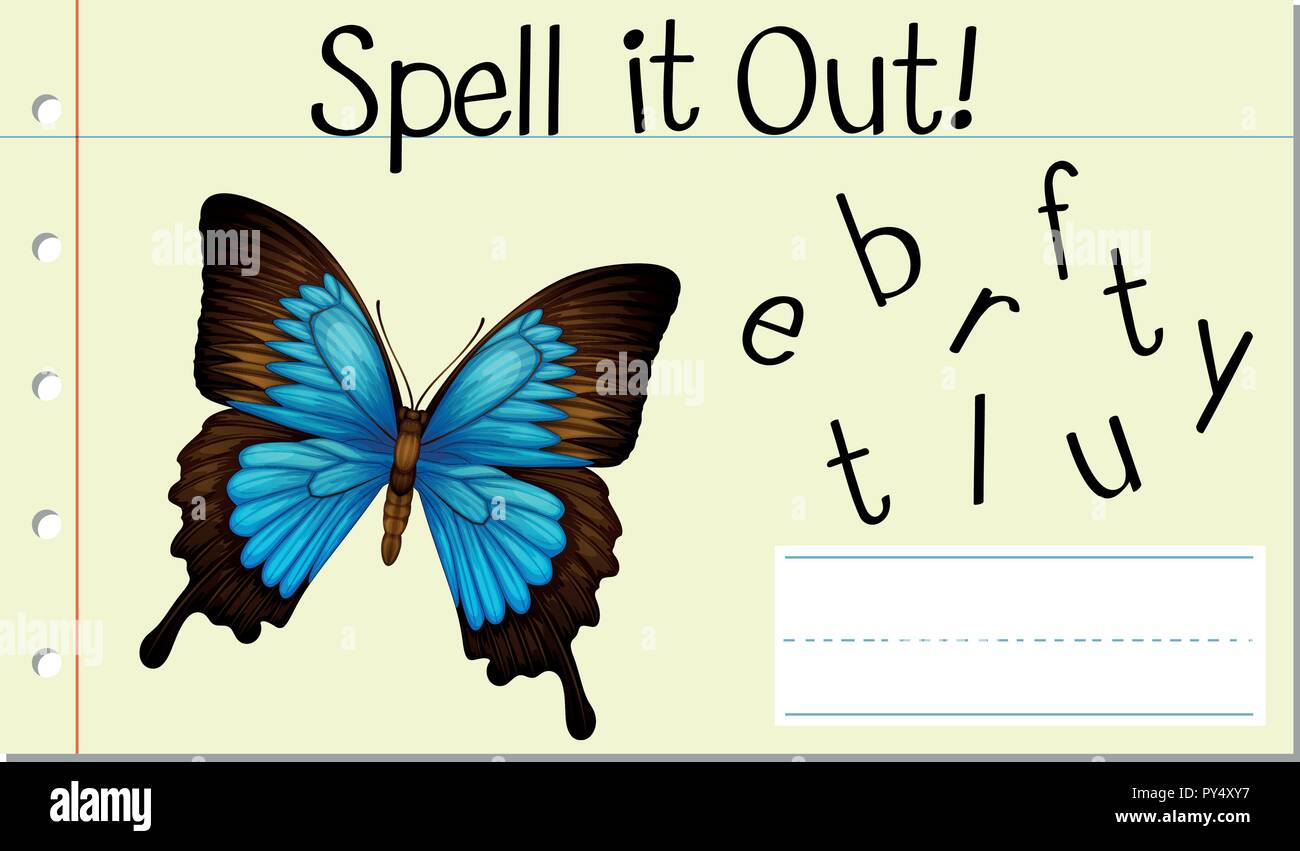 English butterfly drawing Stock Vector Images - Alamy