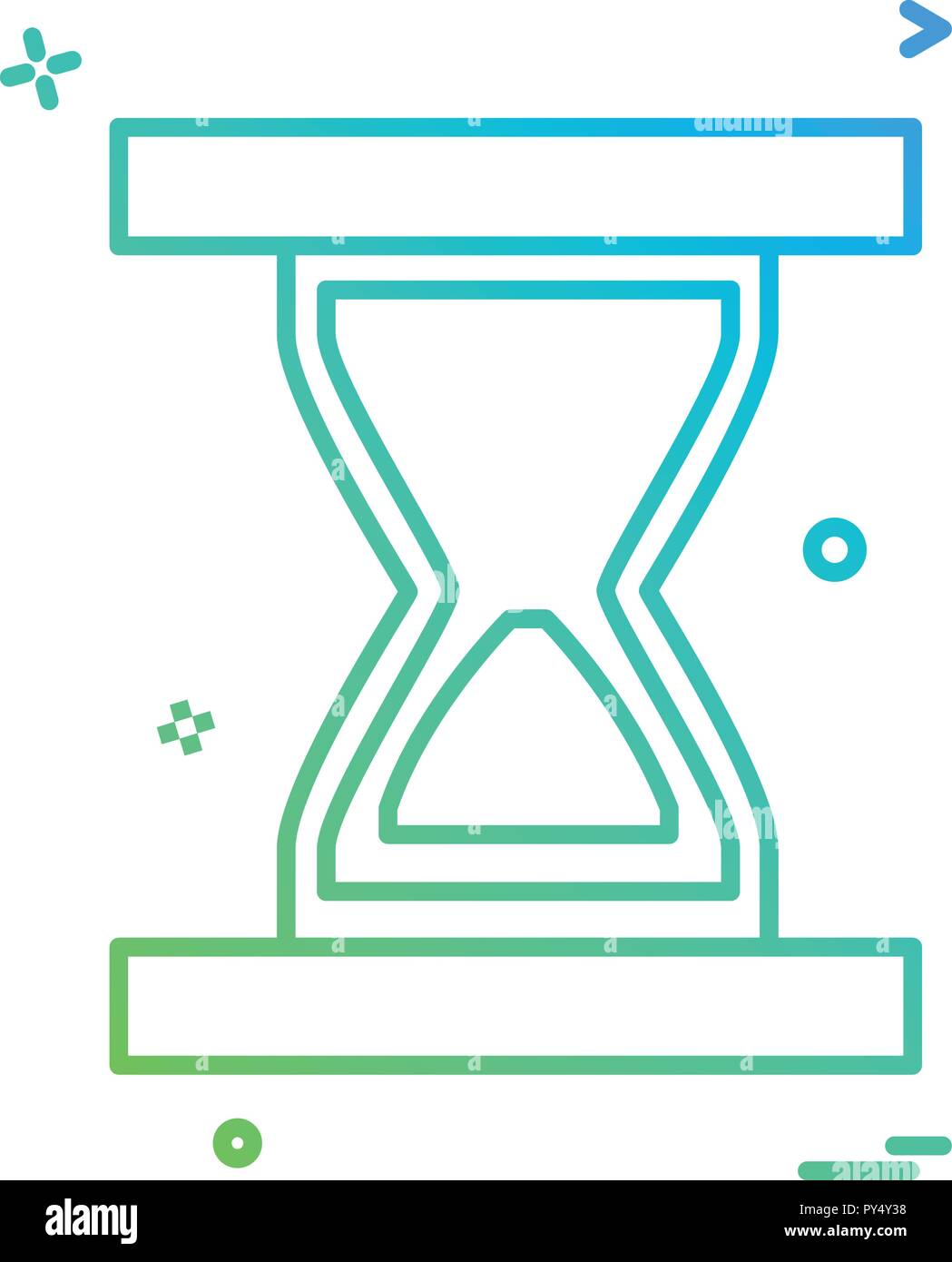 Wait icon design vector Stock Vector Image & Art - Alamy