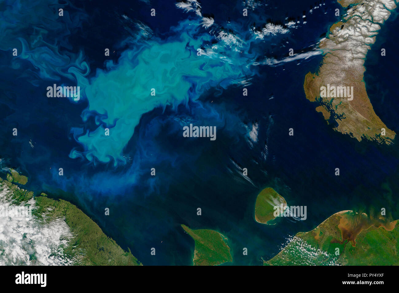 Barents sea map hi-res stock photography and images - Alamy