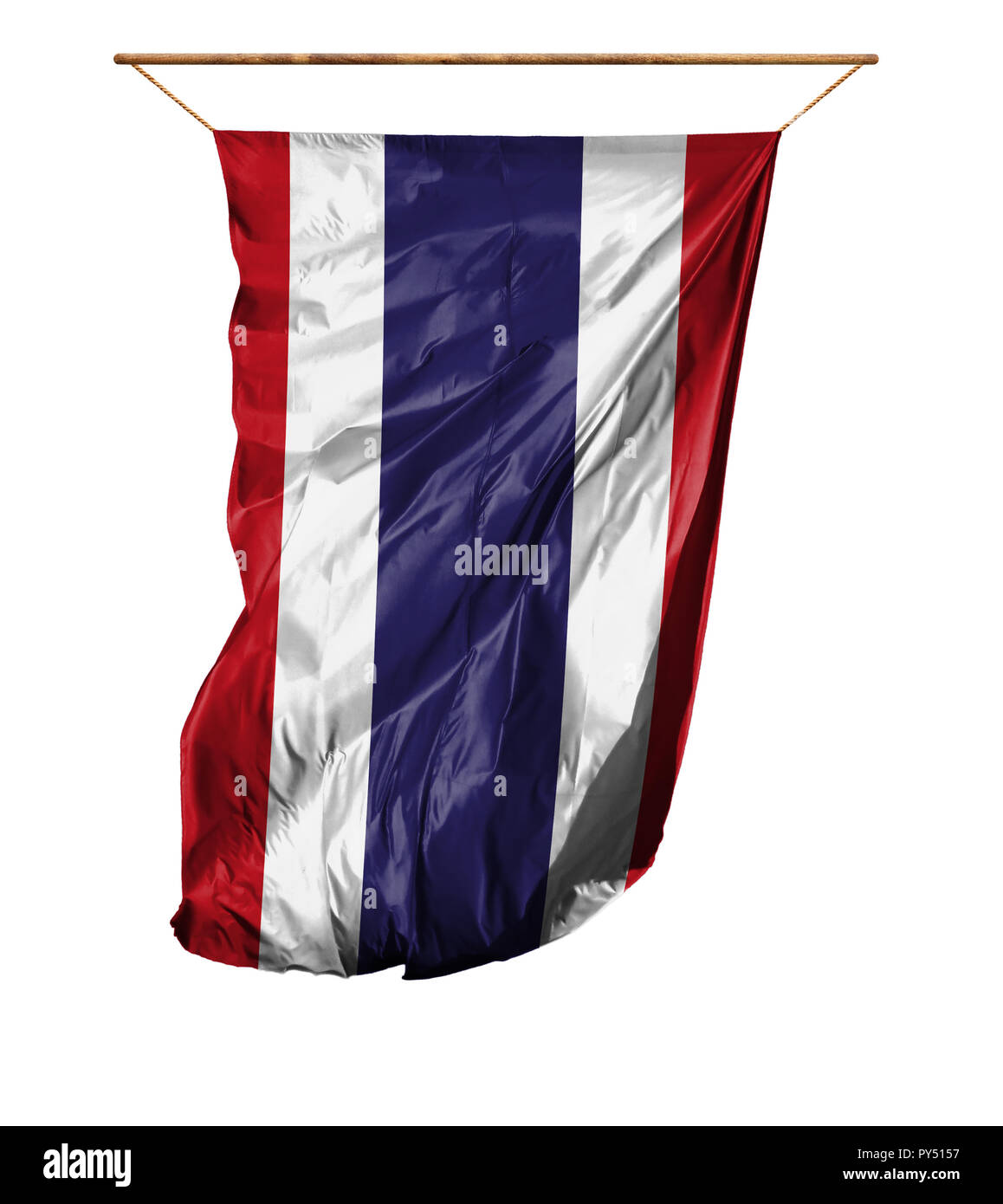 Flag of Costa Rica. Vertical flag.Isolated on a white background Stock ...