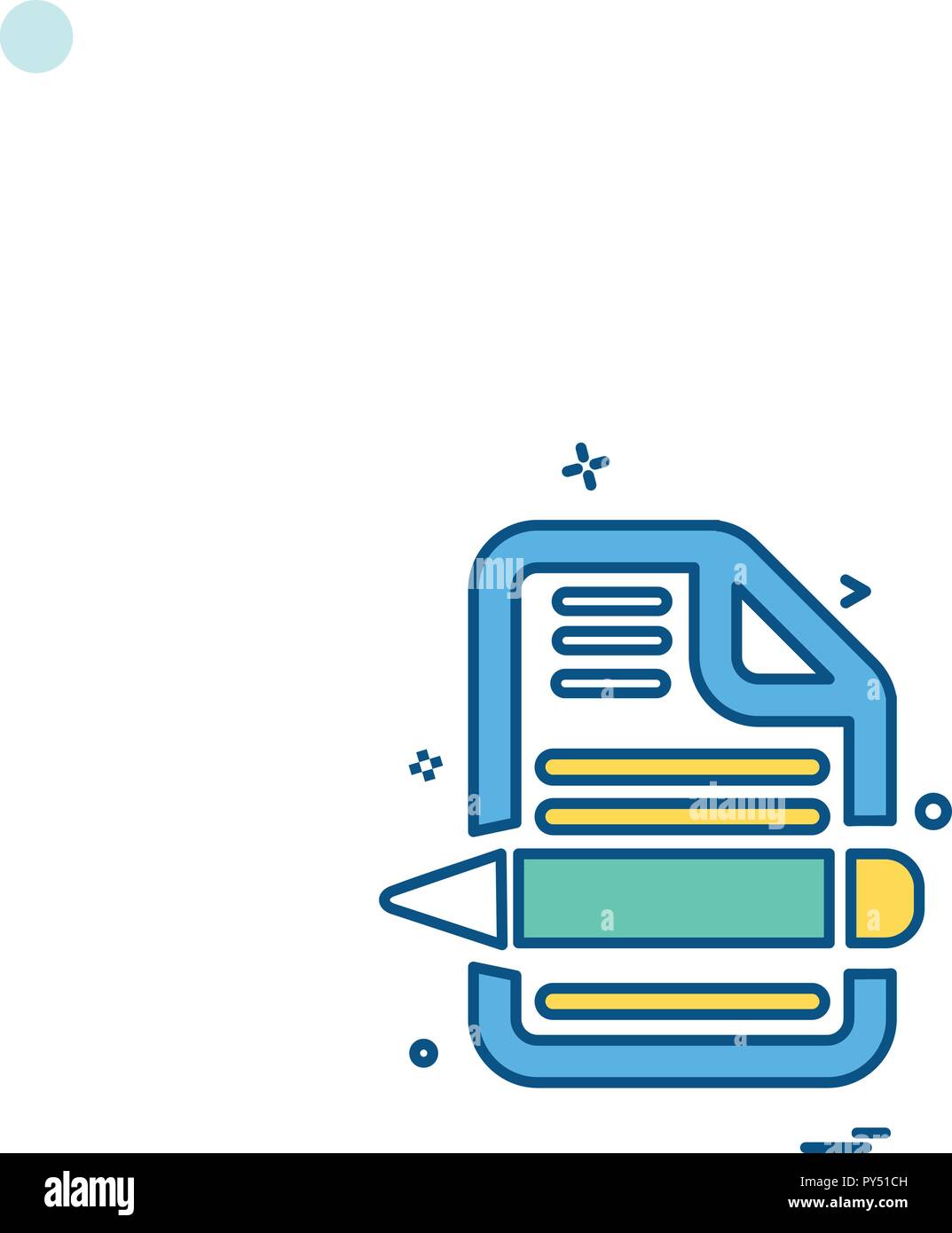 Document icon design vector Stock Vector Image & Art - Alamy