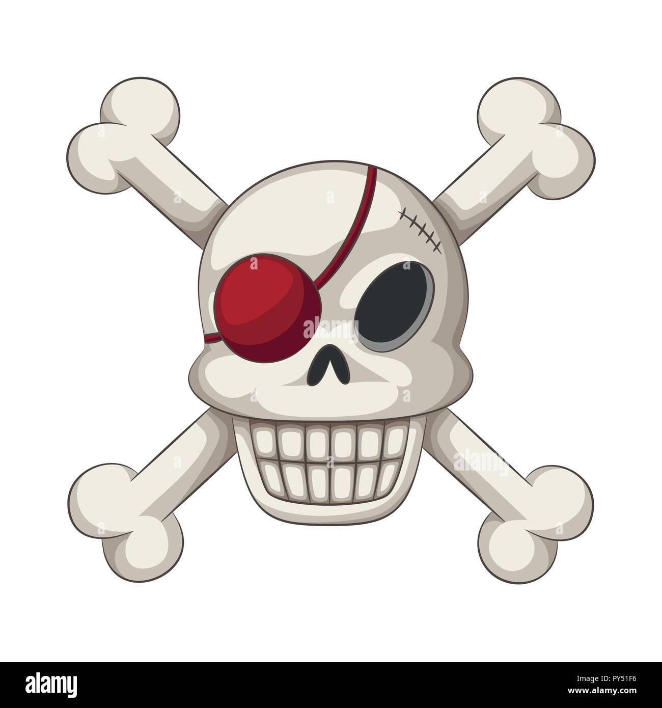 Cartoon skull hi-res stock photography and images - Alamy