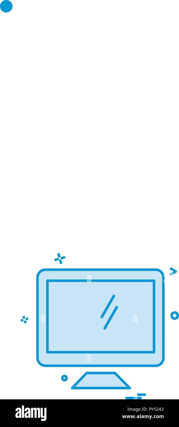 Computer icon design vector Stock Vector Image & Art - Alamy