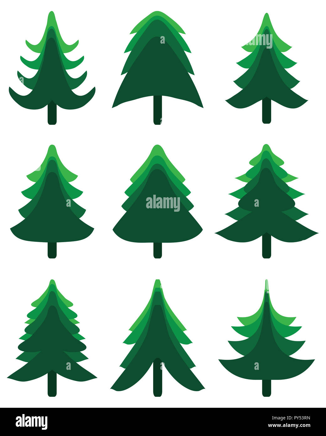 Vintage christmas green card Cut Out Stock Images & Pictures - Alamy