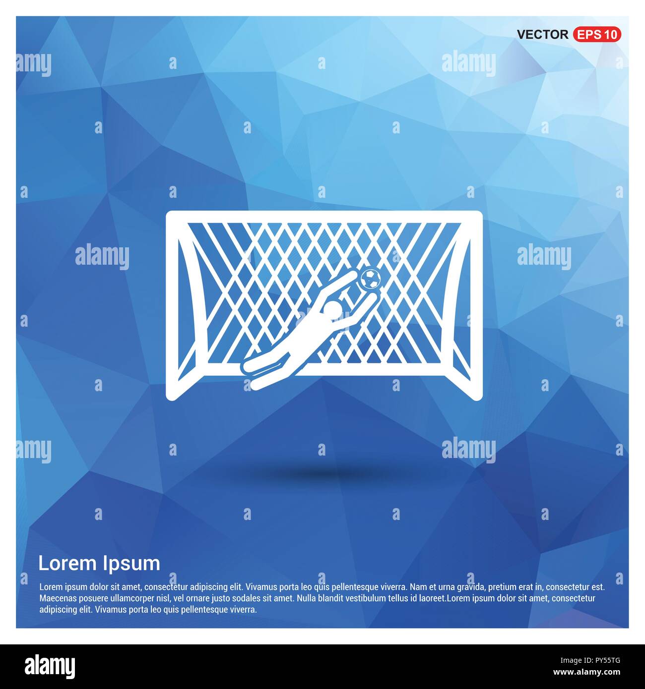 Soccer Goal Icon - Free vector icon Stock Vector Image & Art - Alamy