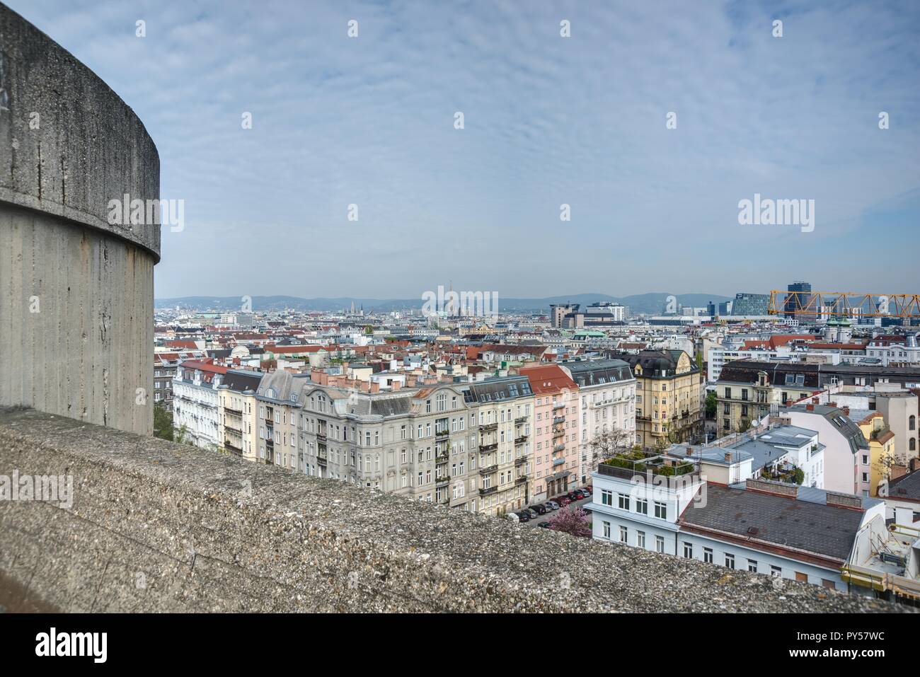 Wien, Stadtpanorama vom Arenbergpark Stock Photo - Alamy