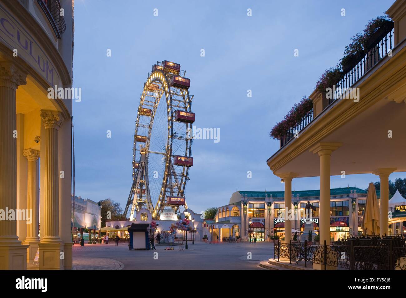 Wien, Prater, Riesenrad - Vienna, Prater, Giant Wheel Stock Photo - Alamy
