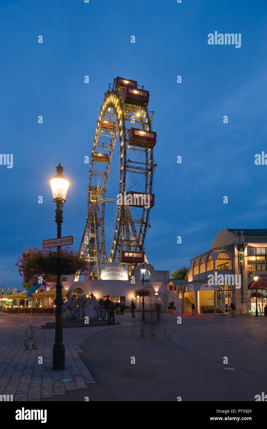 Wien, Prater, Riesenrad - Vienna, Prater, Giant Wheel Stock Photo - Alamy