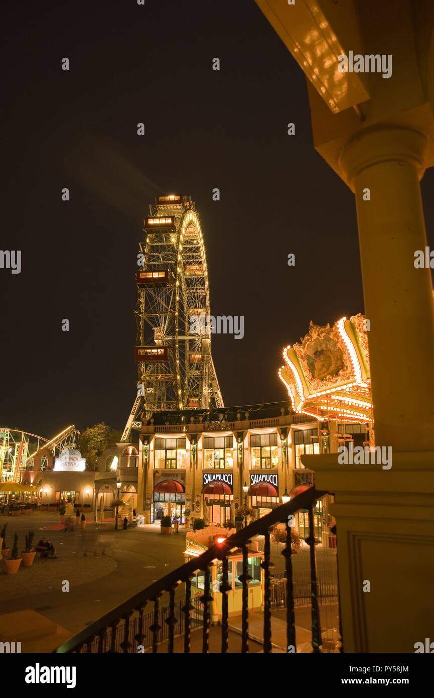 Wien, Prater, Riesenrad - Vienna, Prater, Giant Wheel Stock Photo - Alamy