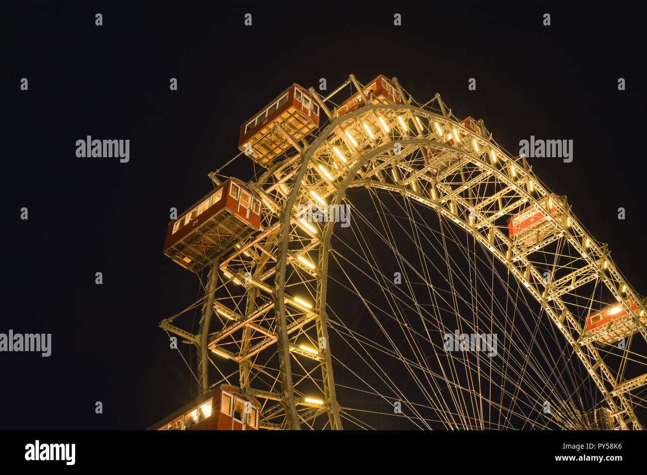 Wien, Prater, Riesenrad - Vienna, Prater, Giant Wheel Stock Photo - Alamy