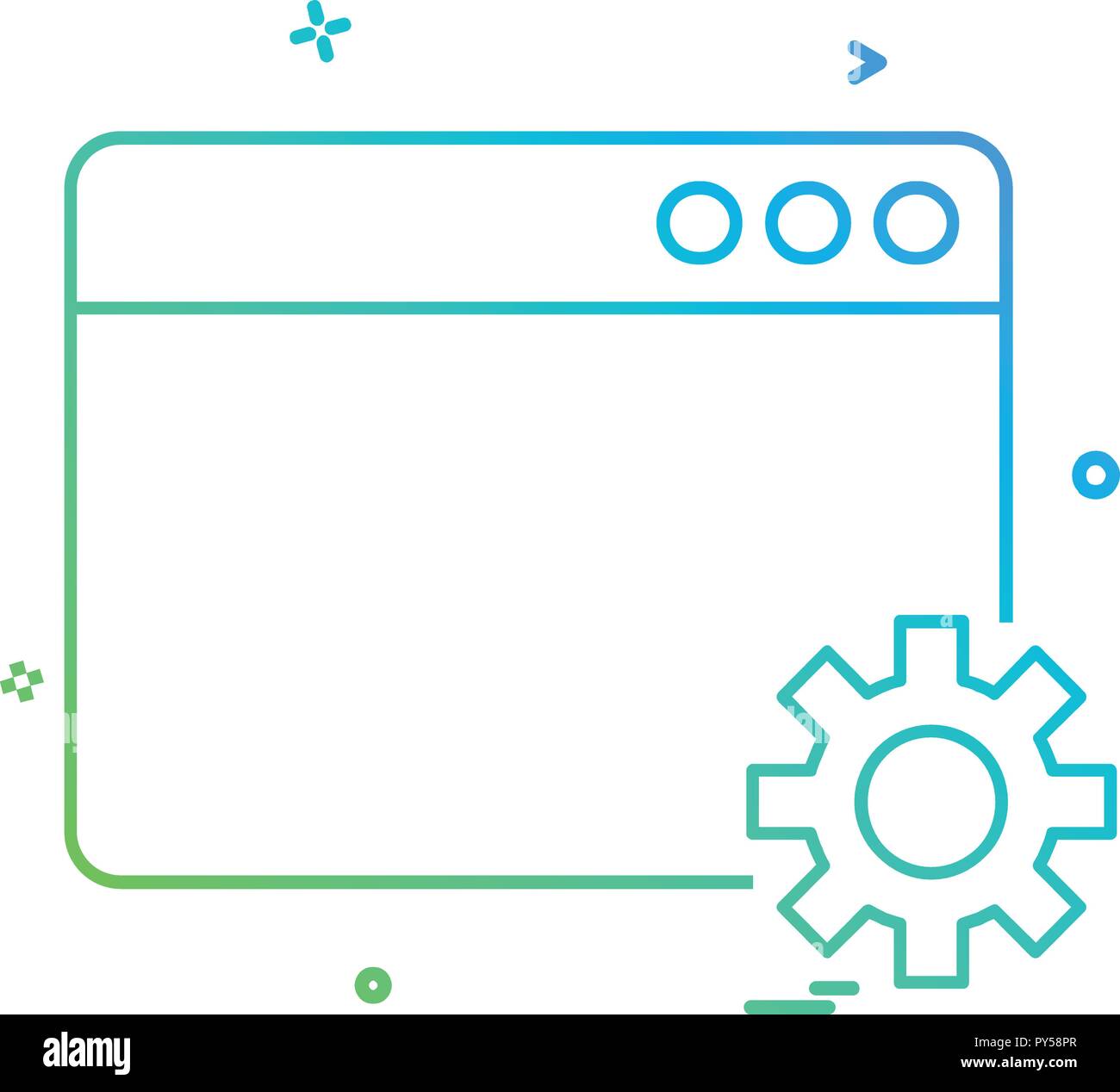 Web layout icon design vector Stock Vector Image & Art - Alamy