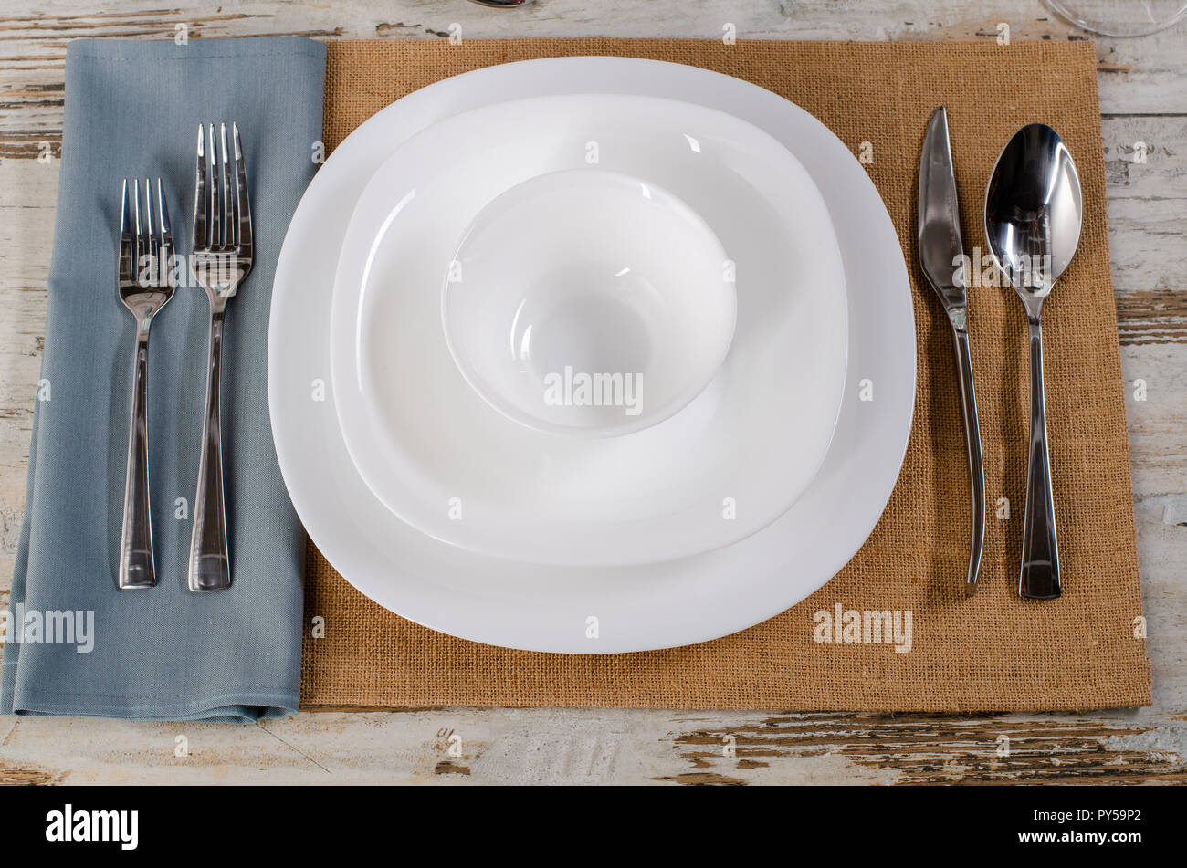 Rustic table dinner colorful hi-res stock photography and images - Alamy