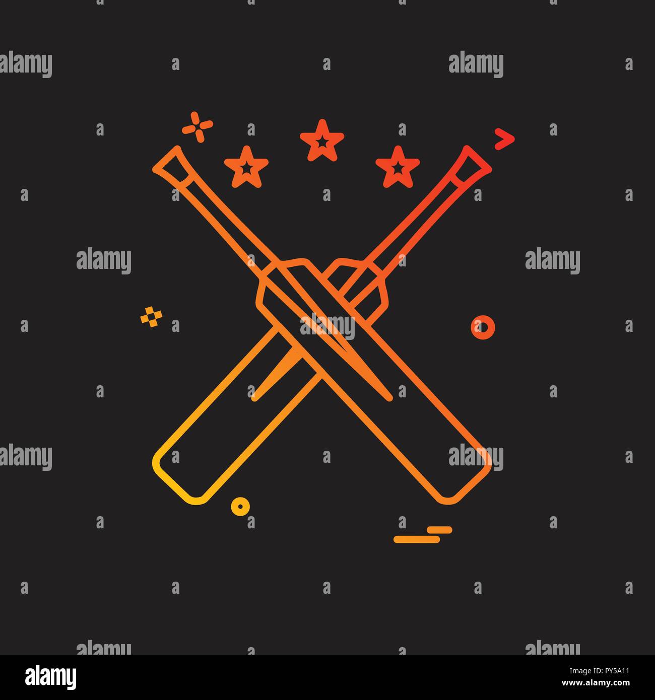 Cricket stumps white background Stock Vector Images - Alamy