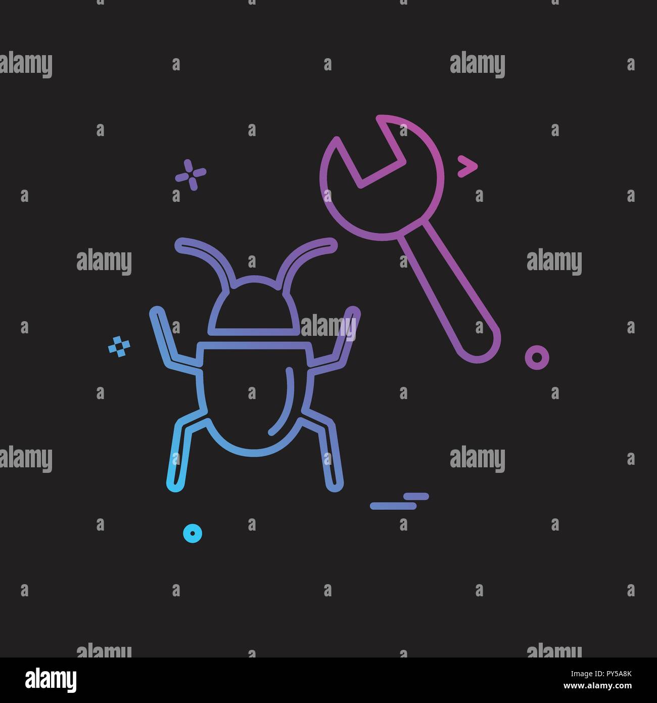 bug icon design vector Stock Vector Image & Art - Alamy bug icon design vector Stock Vector Image & Art - Alamy