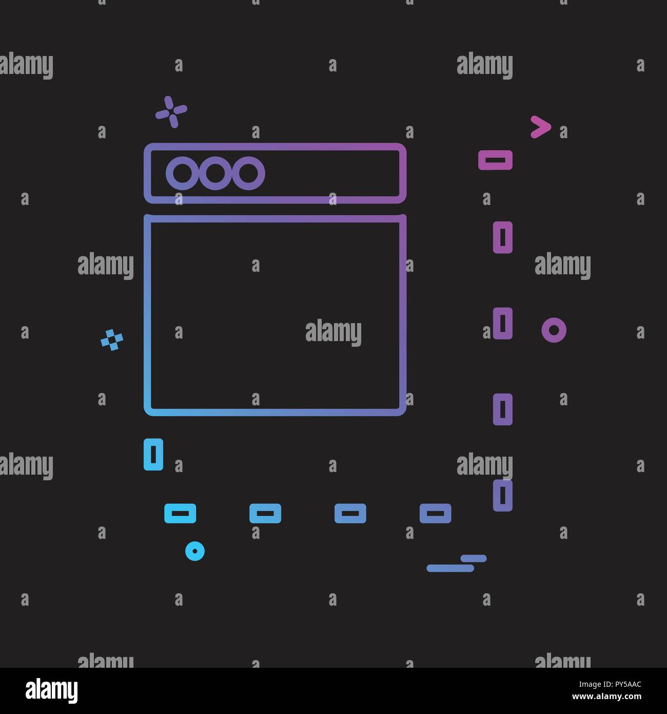 Web layouts icon design vector Stock Vector Image & Art - Alamy